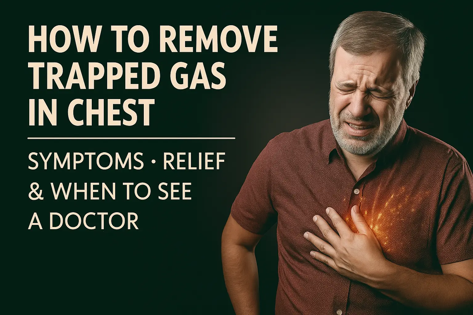 How to Remove Trapped Gas in Chest: Symptoms, Relief & When to See a Doctor | Bangalore Gastro ...